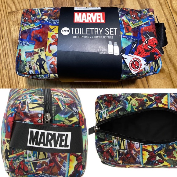 Marvel | Other | Marvel The Amazing Spiderman 3 Piece Toiletry Set New ...